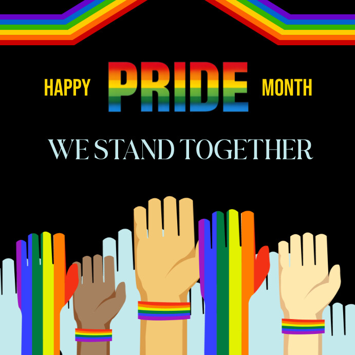 Pride Month Celebration Instagram Post Template | PosterMyWall