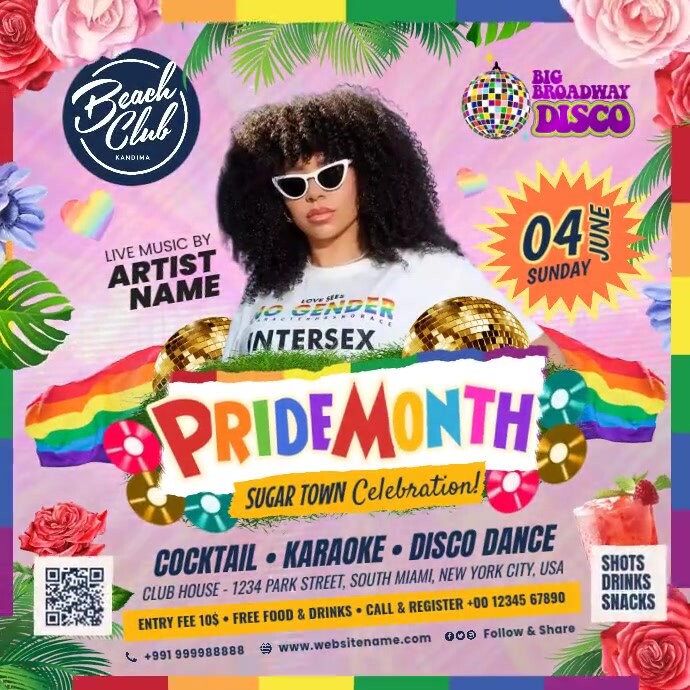 Copy of Pride Month Celebration Post Template | PosterMyWall