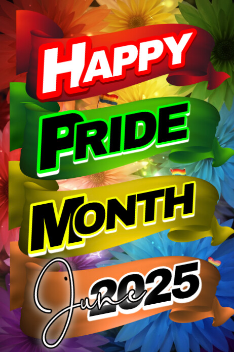 Pride Month Celebration Poster Template | PosterMyWall