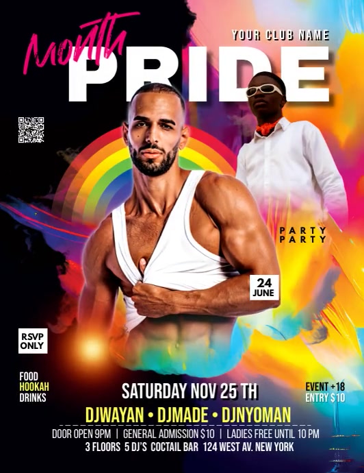 PRIDE MONTH Template | PosterMyWall