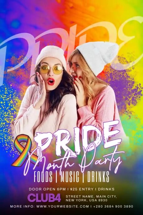 Pride Month Party Template | PosterMyWall