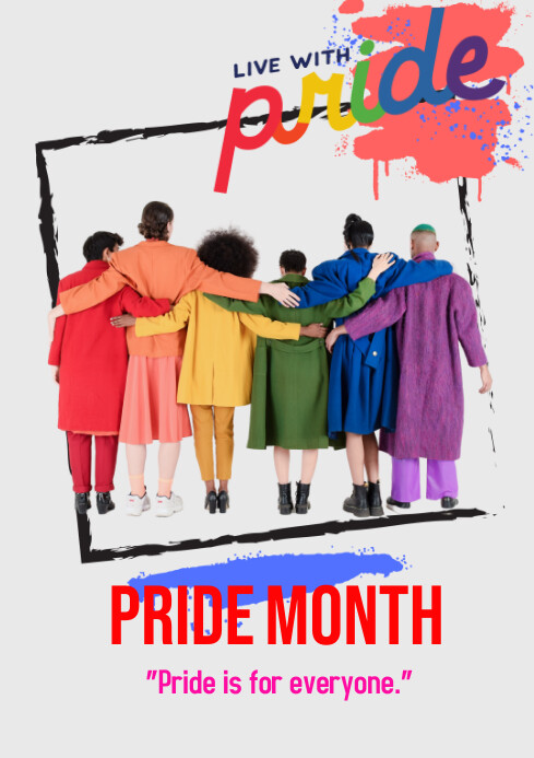 Pride month poster Template | PosterMyWall