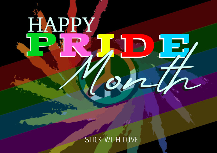 Pride Month Template A4 | PosterMyWall