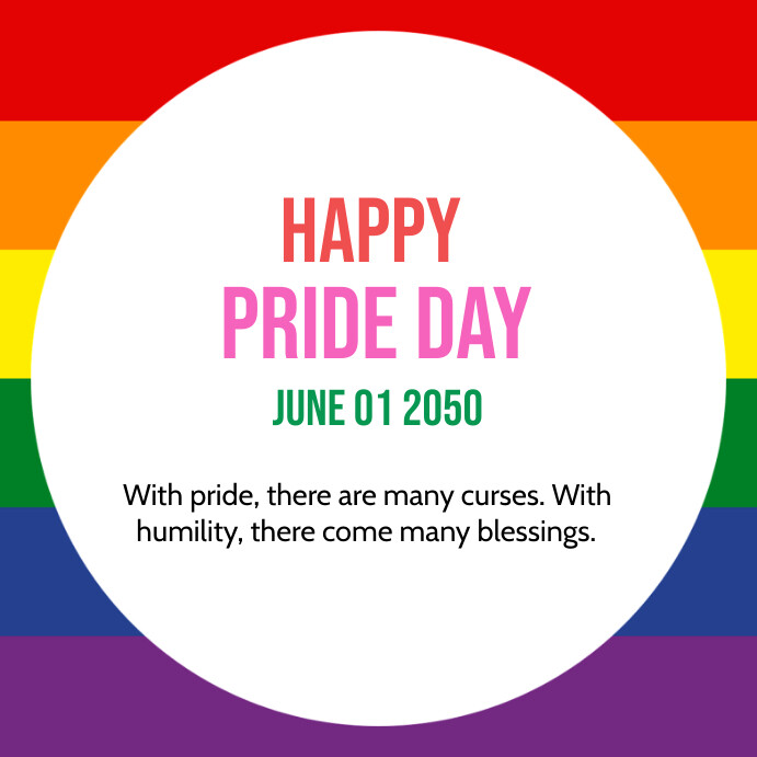 Pride month templates | PosterMyWall