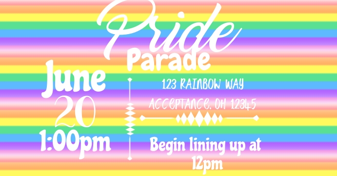 Pride Parade Template | PosterMyWall