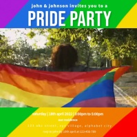 Pride Party Invitation Template | PosterMyWall