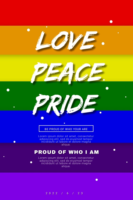 PRIDE POSTER TEMPLATE.C | PosterMyWall