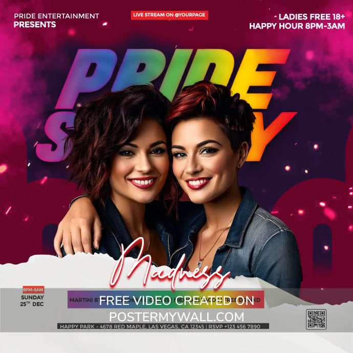 Pride Sunday Madness Template | PosterMyWall