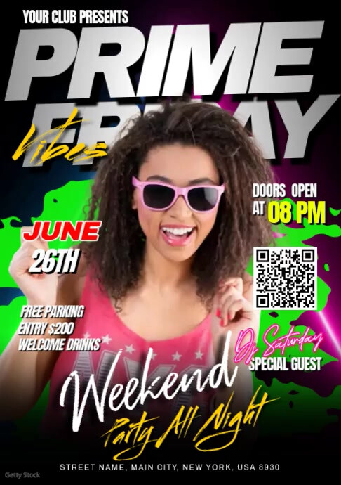 Plantilla de Prime Friday | PosterMyWall