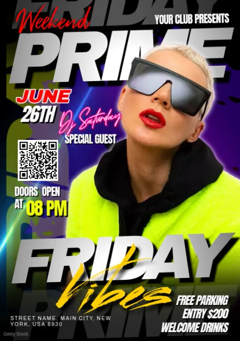 Plantilla de Prime Friday | PosterMyWall