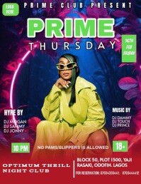 Prime night Template | PosterMyWall