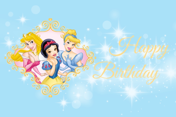Princess Birthday Banner Template | PosterMyWall
