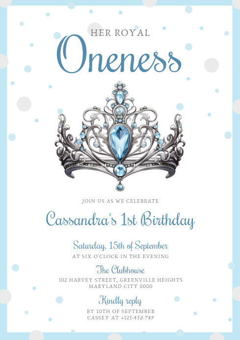 Princess Template | PosterMyWall