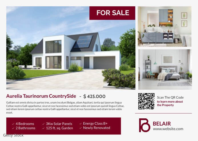 Plantilla de printable modern professional real estate adv | PosterMyWall