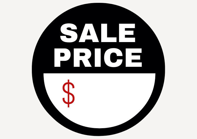 Copy of printable price sale tag sign | PosterMyWall