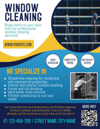 Window Cleaning Service Flyer Template | PosterMyWall