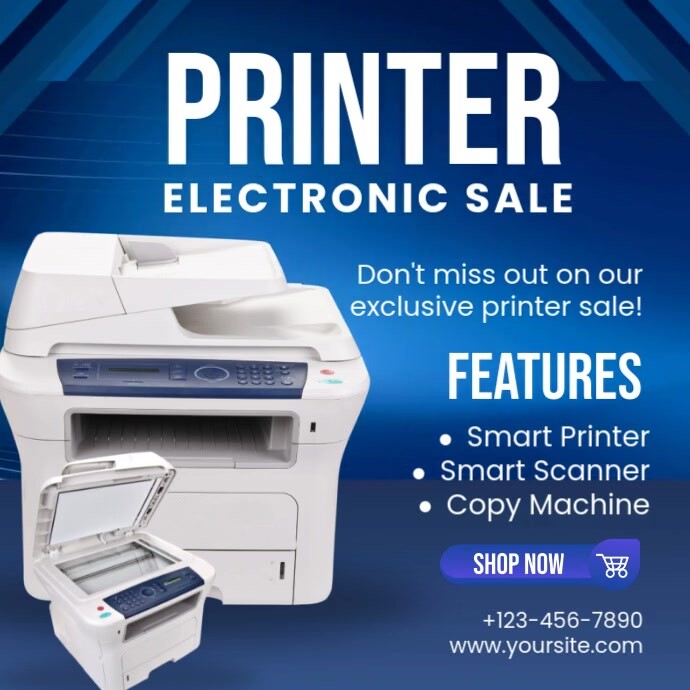 Printer Electronic Sale Template | PosterMyWall