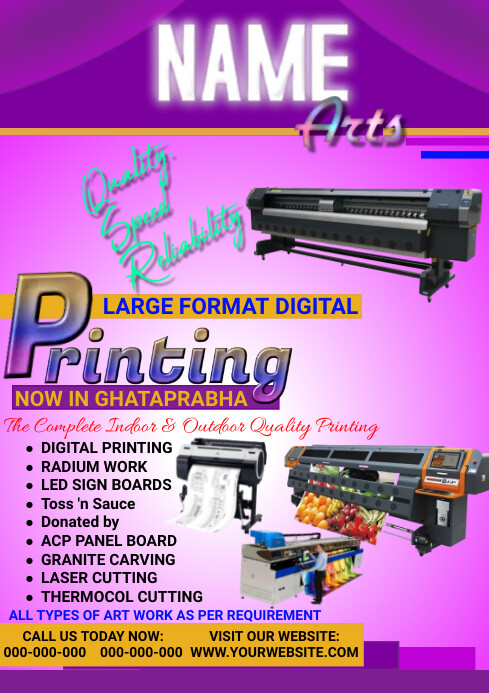 Printing business flyer Template | PosterMyWall