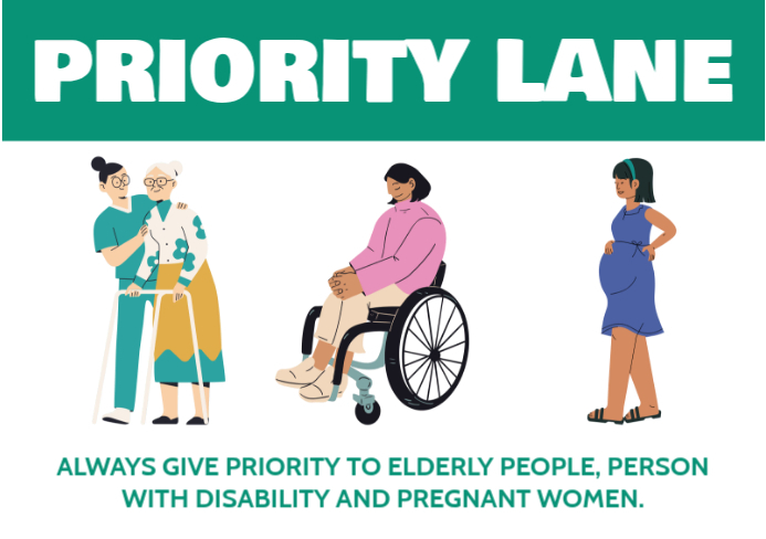Priority Lane Sign Template | PosterMyWall
