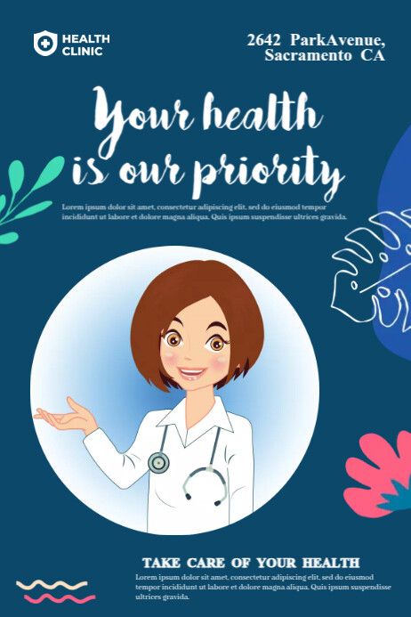 Priority your health Template | PosterMyWall