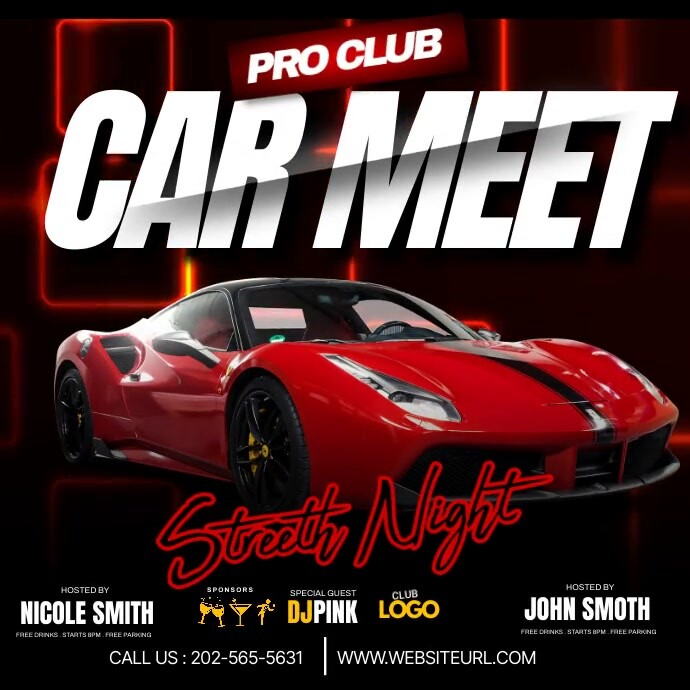 Pro Club Template | PosterMyWall