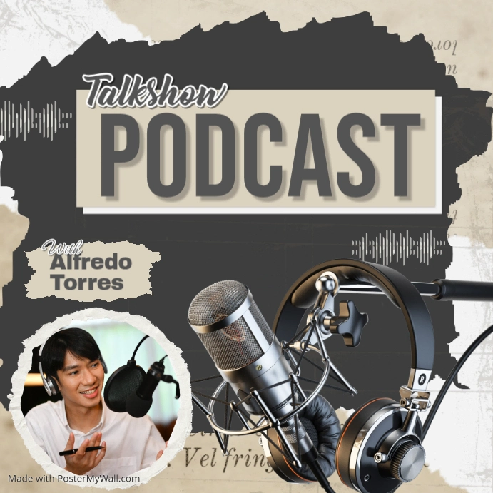 Prodcast Talk Show Template | PosterMyWall