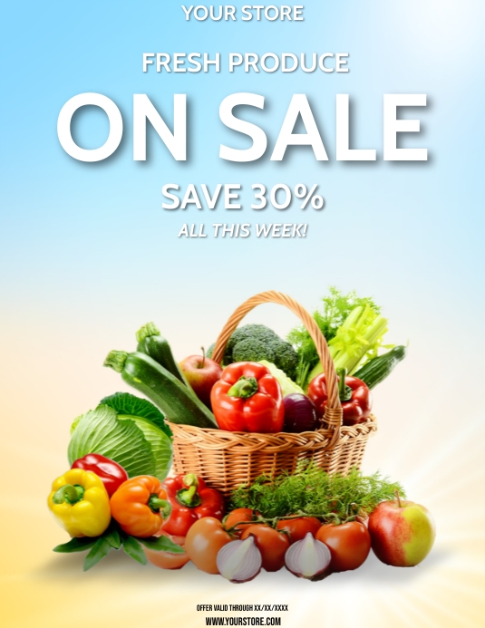 PRODUCE SALE Template | PosterMyWall