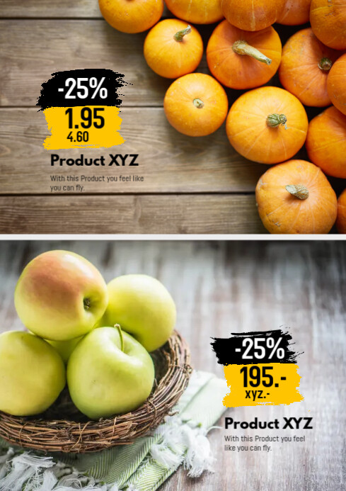 Product flyer deal sale magazin store a4 retail shop News Template ...