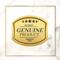 Gold Product Label Template | PosterMyWall