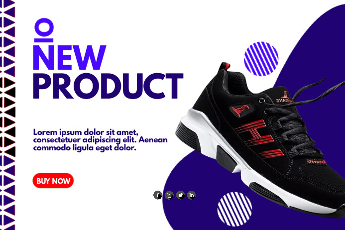 PRODUCT LAUNCH FOR SHOE COMPANY Template | PosterMyWall