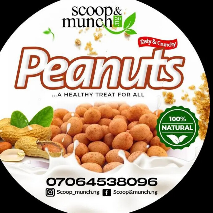 Product peanut label design Template | PosterMyWall
