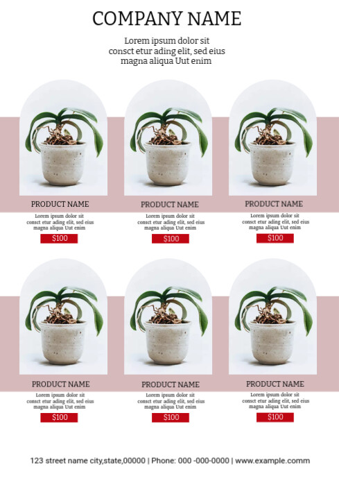 Product Price List Template | PosterMyWall