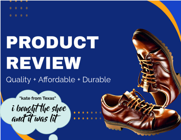 product review Template | PosterMyWall