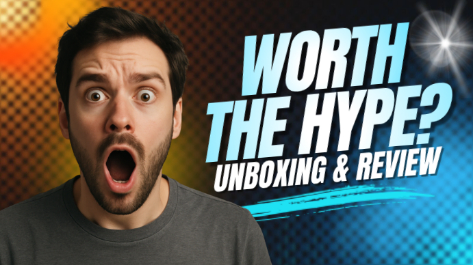 Product Review YouTube Video Thumbnail Template | PosterMyWall