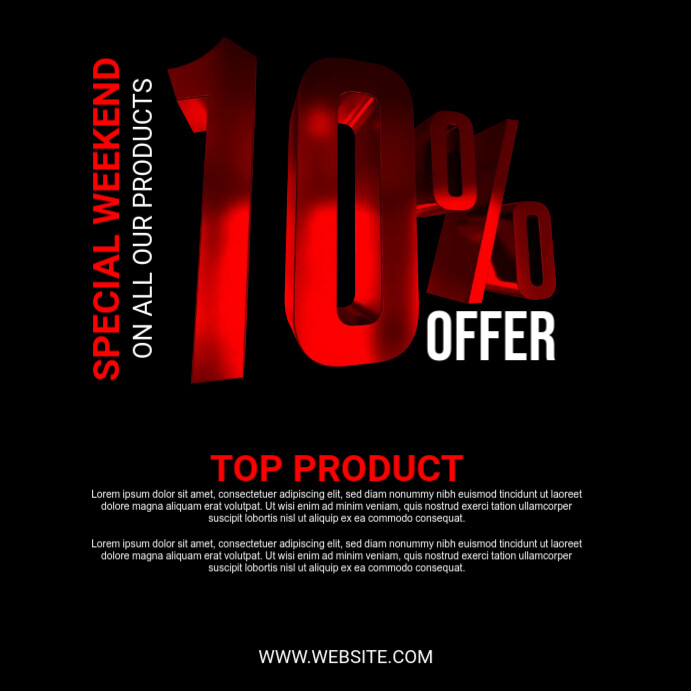 Product Sale Offer Template design | PosterMyWall