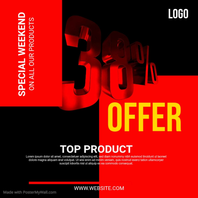 Copy of Product Sale Offer Template design | PosterMyWall