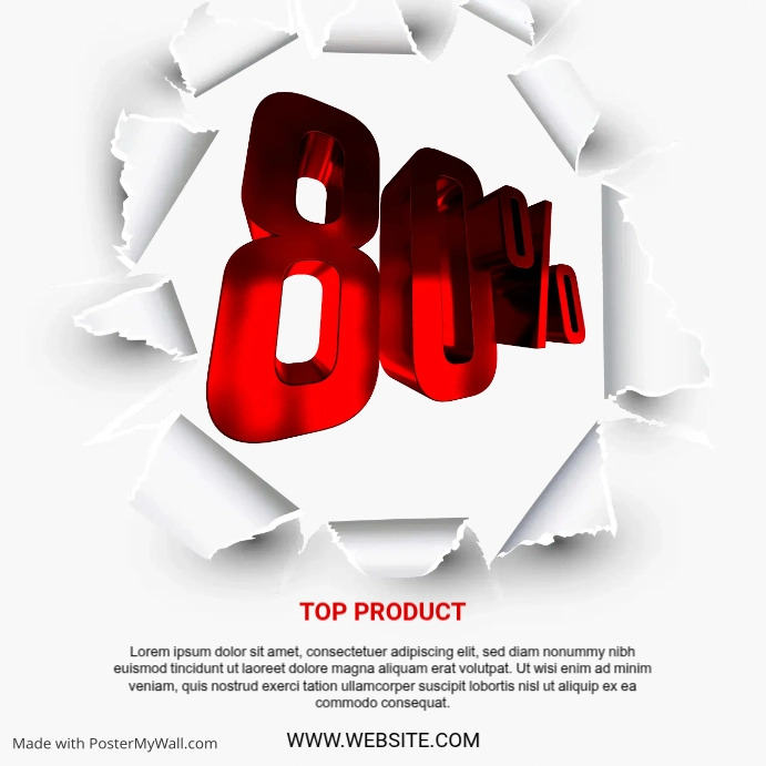 Product Sale Offer Template design | PosterMyWall