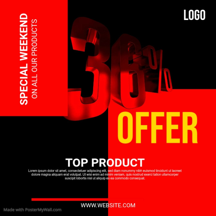 Copy of Product Sale Offer Template design | PosterMyWall