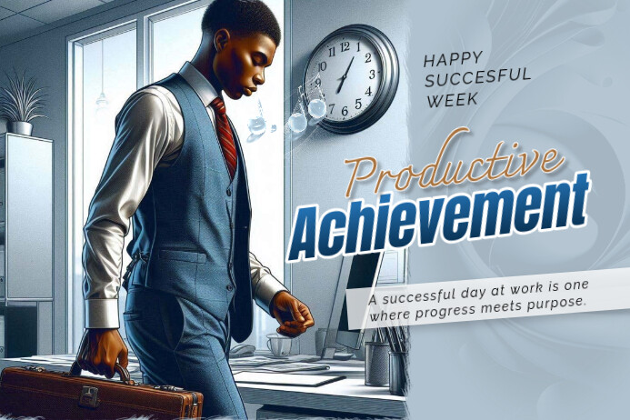 Productive life Template | PosterMyWall