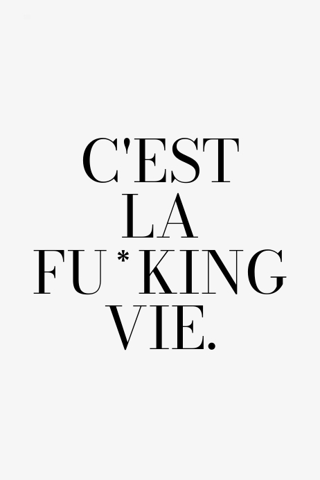 Plantilla de Profanity poster inspirational template c'est | PosterMyWall