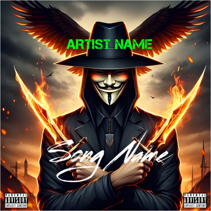 Profesional Album Cover Instagram Post Template | PosterMyWall