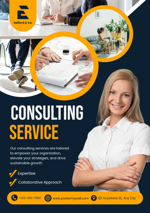 Copy of Profesional Consulting Services A4 | PosterMyWall
