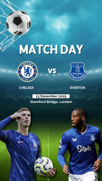 Profesional Football Match Day Template Instagram Story | PosterMyWall