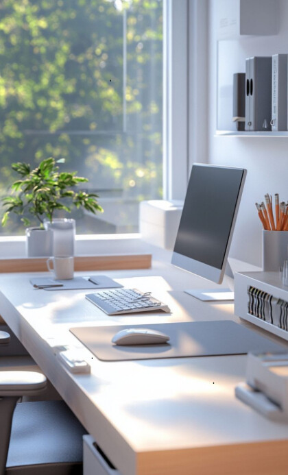 Professional "clean Minimalist Office Background For Business Templates ...