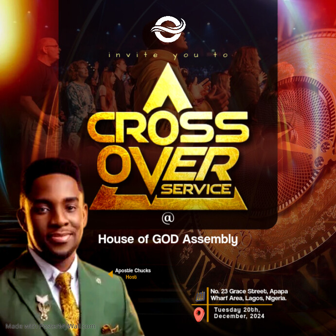 Professional 2024 Crossover Flyer, Cross Over 2025 Flyer, Cross Over ...