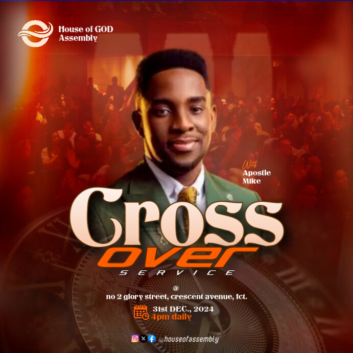 Professional 2024 Crossover Flyer, Cross Over 2025 Flyer, Cross Over ...