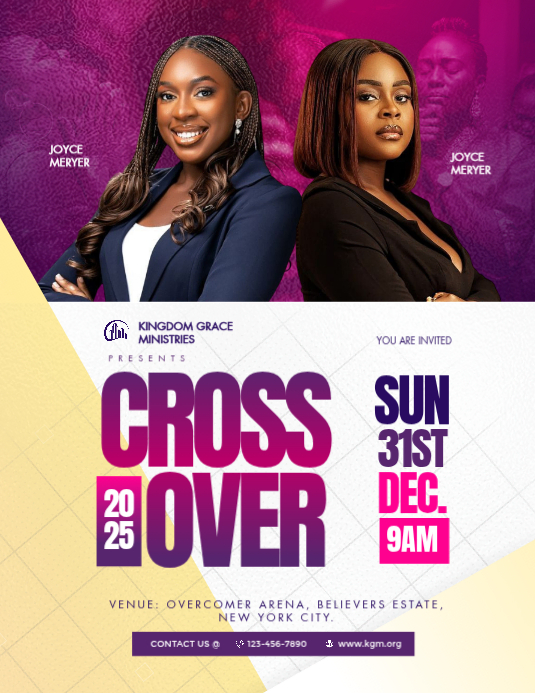 Copy of Professional 31st December Crossover Night Service, Church ...