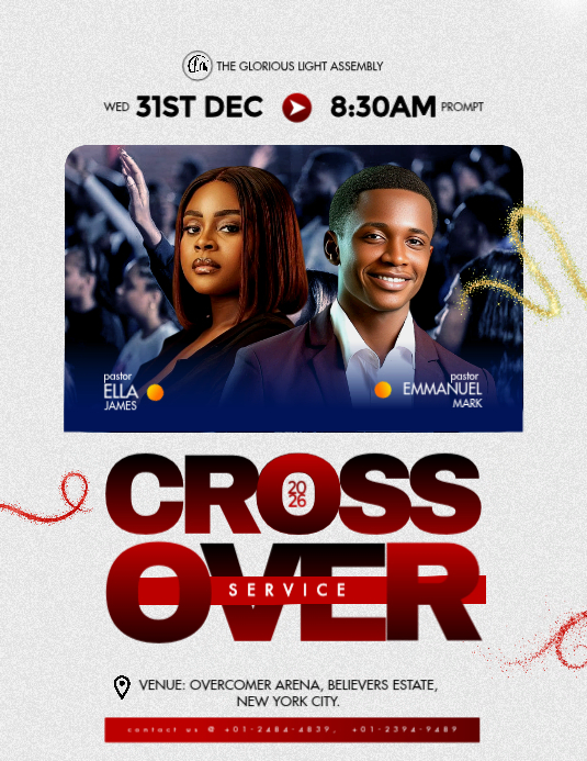 Professional 31st December Crossover Night Service, Church, Church ...