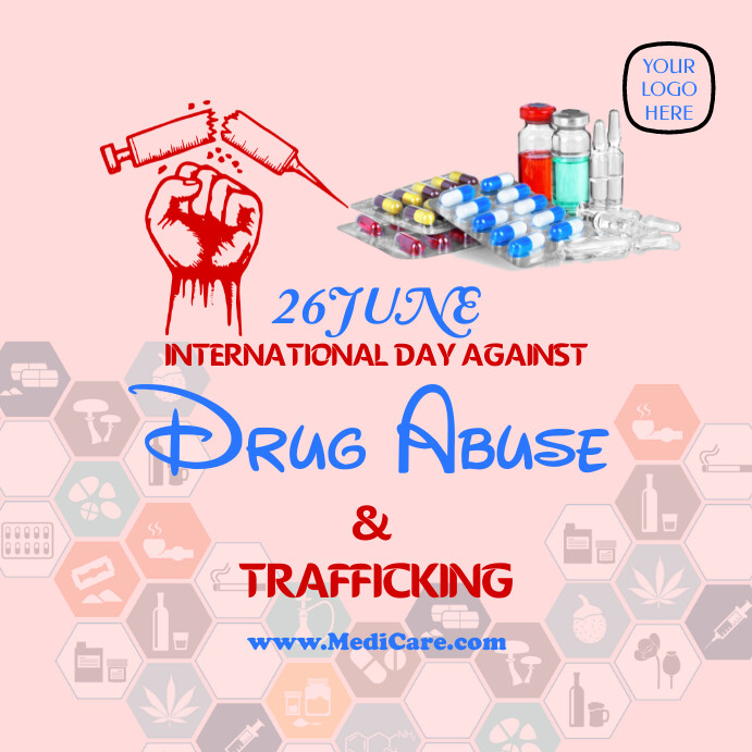 Plantilla de Professional Against Drug Abuse Instagram Po | PosterMyWall