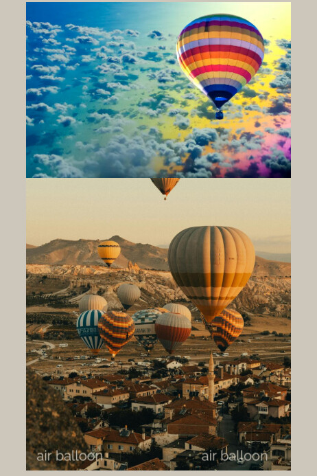 Plantilla de Professional Air Balloon Poster | PosterMyWall
